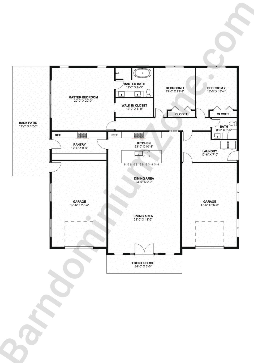 The Best 60x60 Barndominium Floor Plans